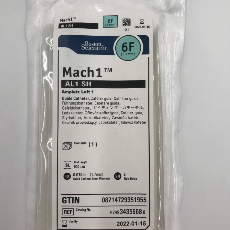Boston Scientific 3435668 Mach1 AL1 SH Amplatz Left 1 Guide Catheter ...