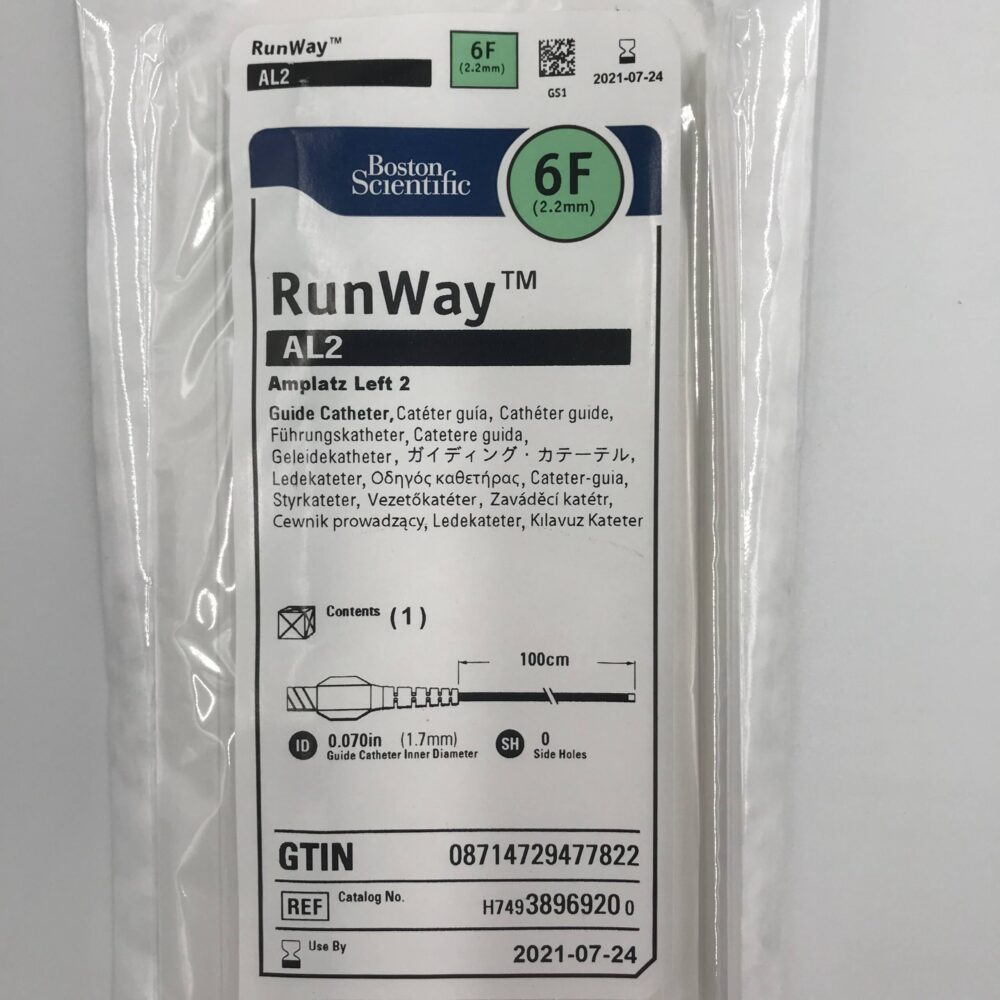 Boston Scientific 3896920 RunWay AL2 Amplatz Left 2 Guide Catheter 6F ...