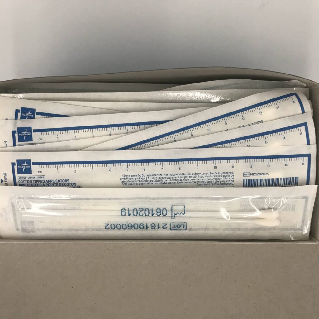 Medline MDS202095 Cotton Tipped Applicators Packs of 2 (100packs/Box ...