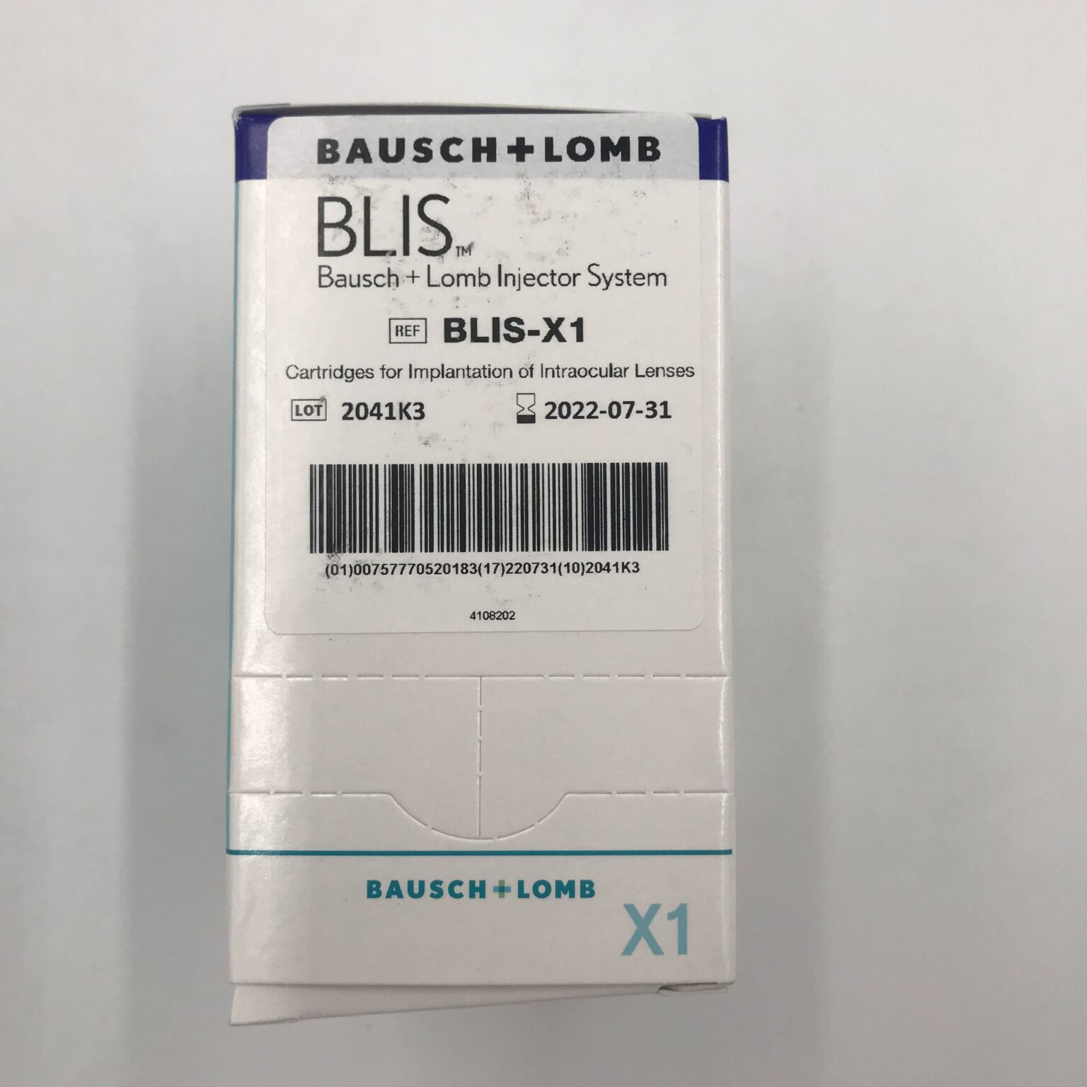 BAUSCH+LOMB BLIS-X1 Injector System (10/Box) (X) - GB TECH USA