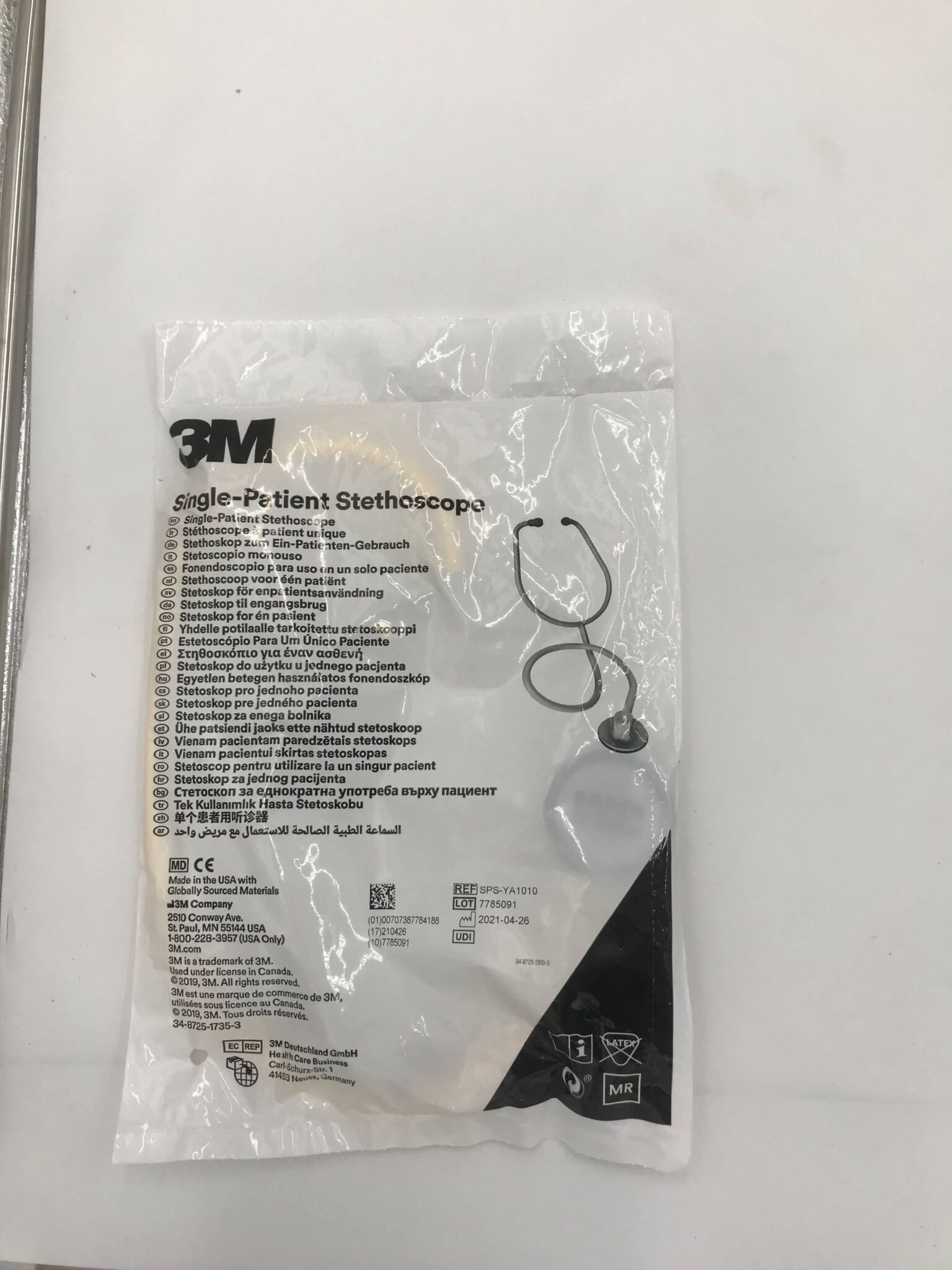 3M SPS-YA1010 Single-Patient Stethoscope – GB TECH USA