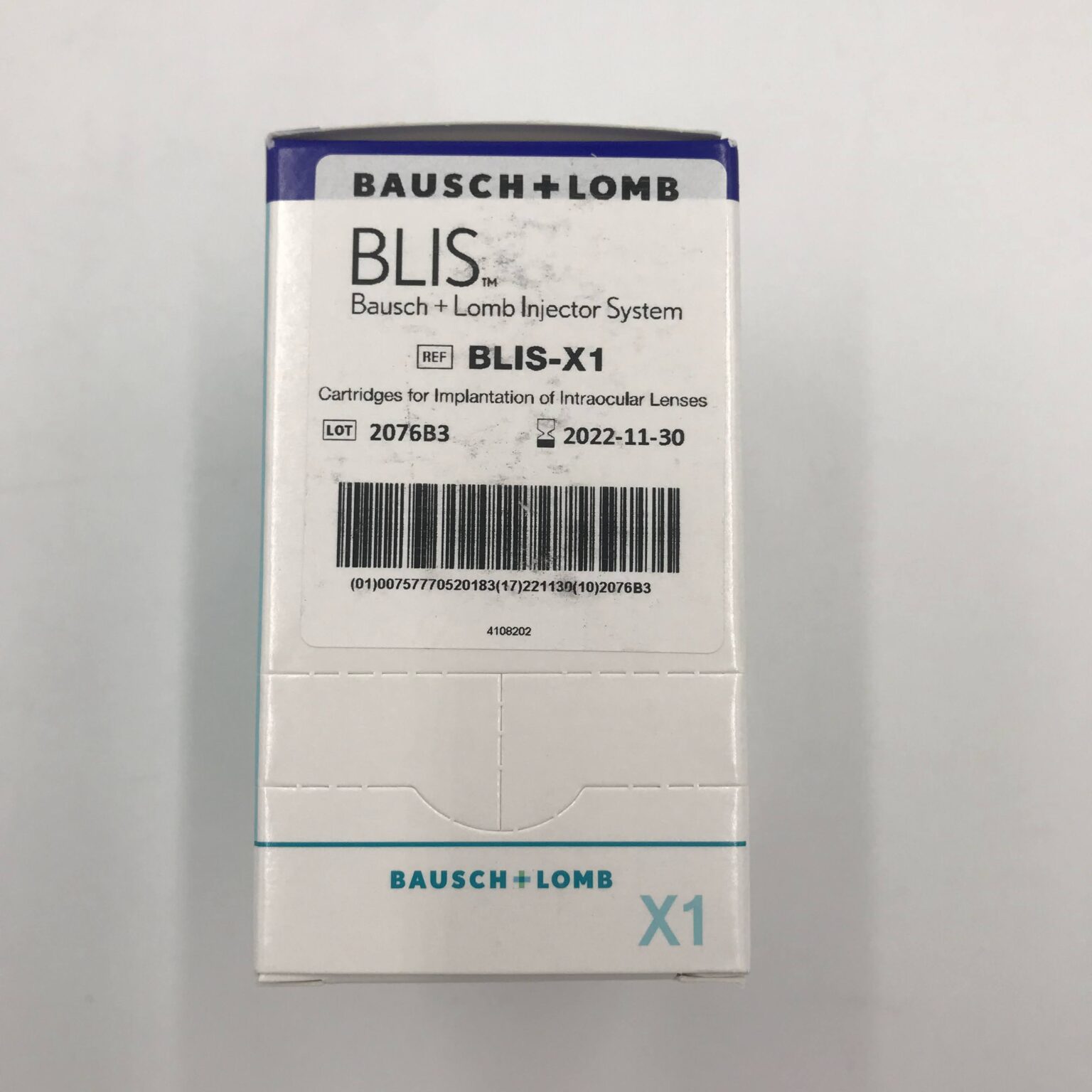 BAUSCH+LOMB BLIS-X1 Injector System (10/Box) – GB TECH USA