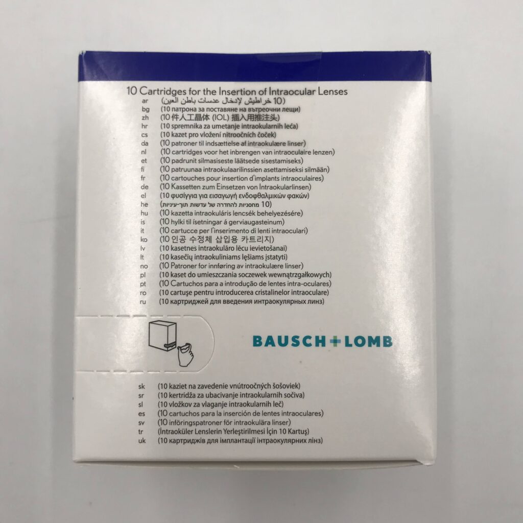 BAUSCH+LOMB BLIS-X1 Injector System (10/Box) - GB TECH USA