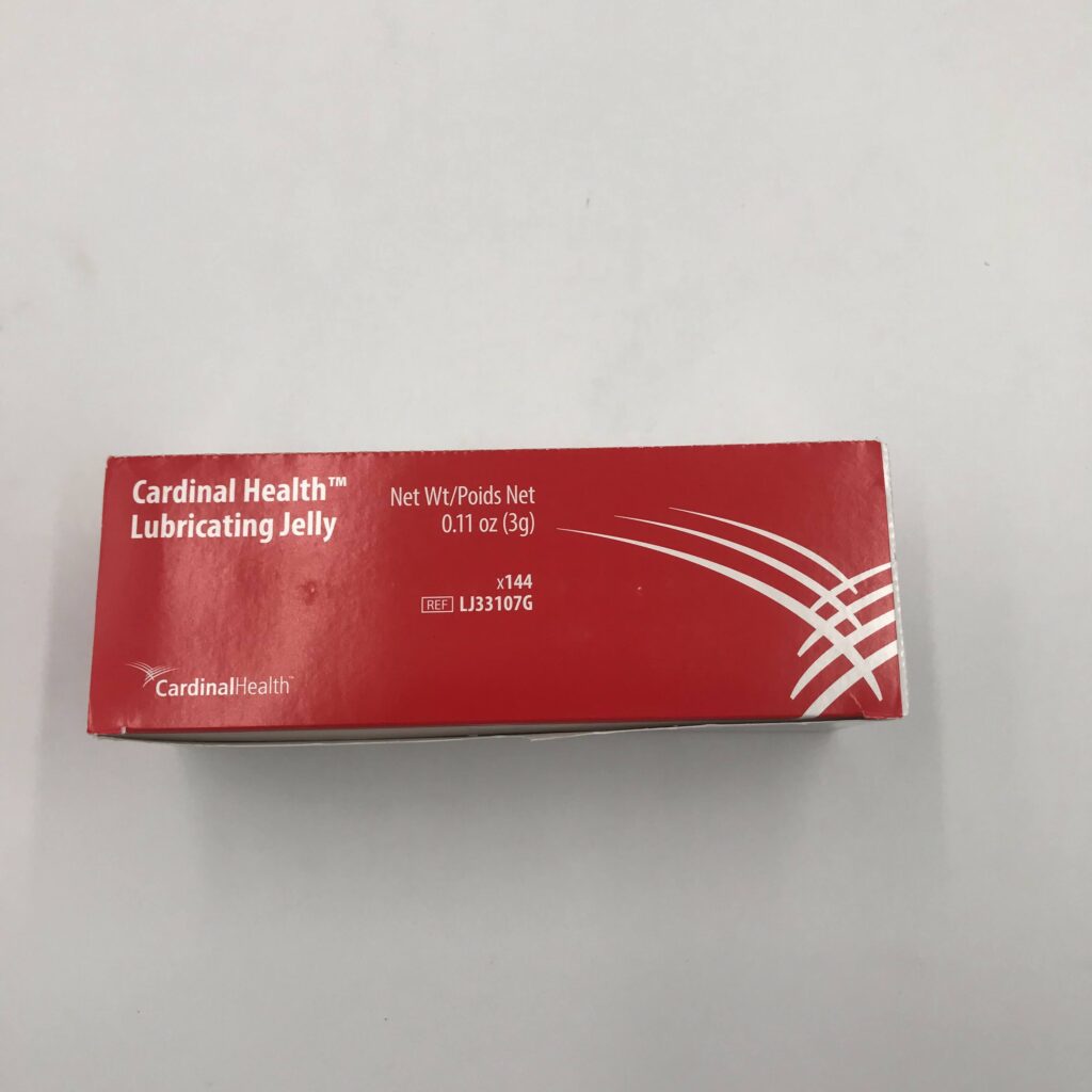 Cardinal Health LJ33107G Lubricating Jelly Net. Wt 0.11 oz.(144/Box ...