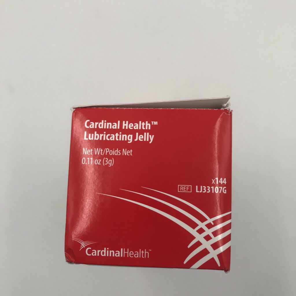 Cardinal Health LJ33107G Lubricating Jelly Net. Wt 0.11 oz.(144/Box ...
