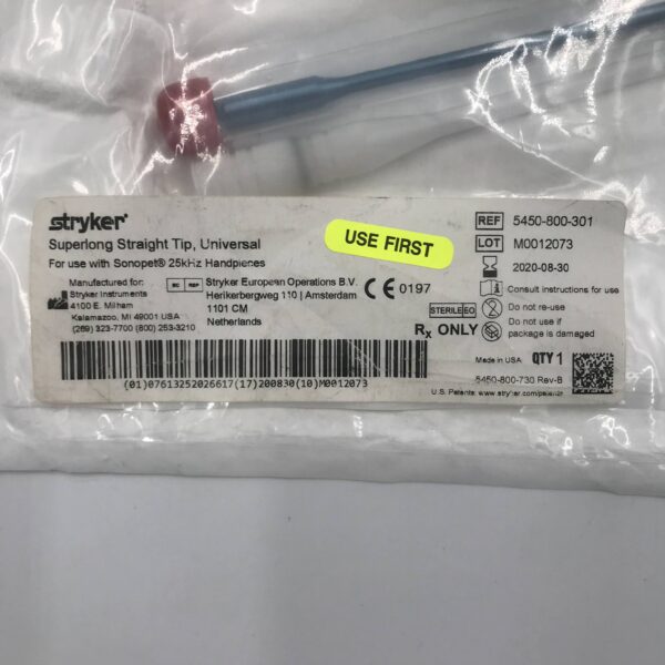 STRYKER 5450-800-301 Superlong Straight Tip, Universal (X) – GB TECH USA