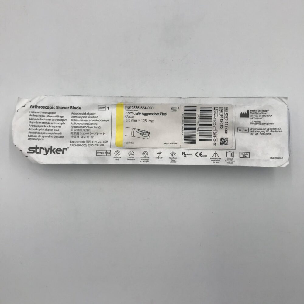 STRYKER 0375-534-000 Formula Aggressive Plus Cutter 3.5 x 125mm – GB ...