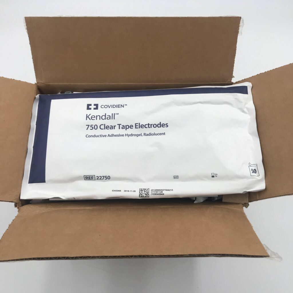 Covidien 22750 Kendall 750 Clear Tape Electrodes Conductive Adhesive ...