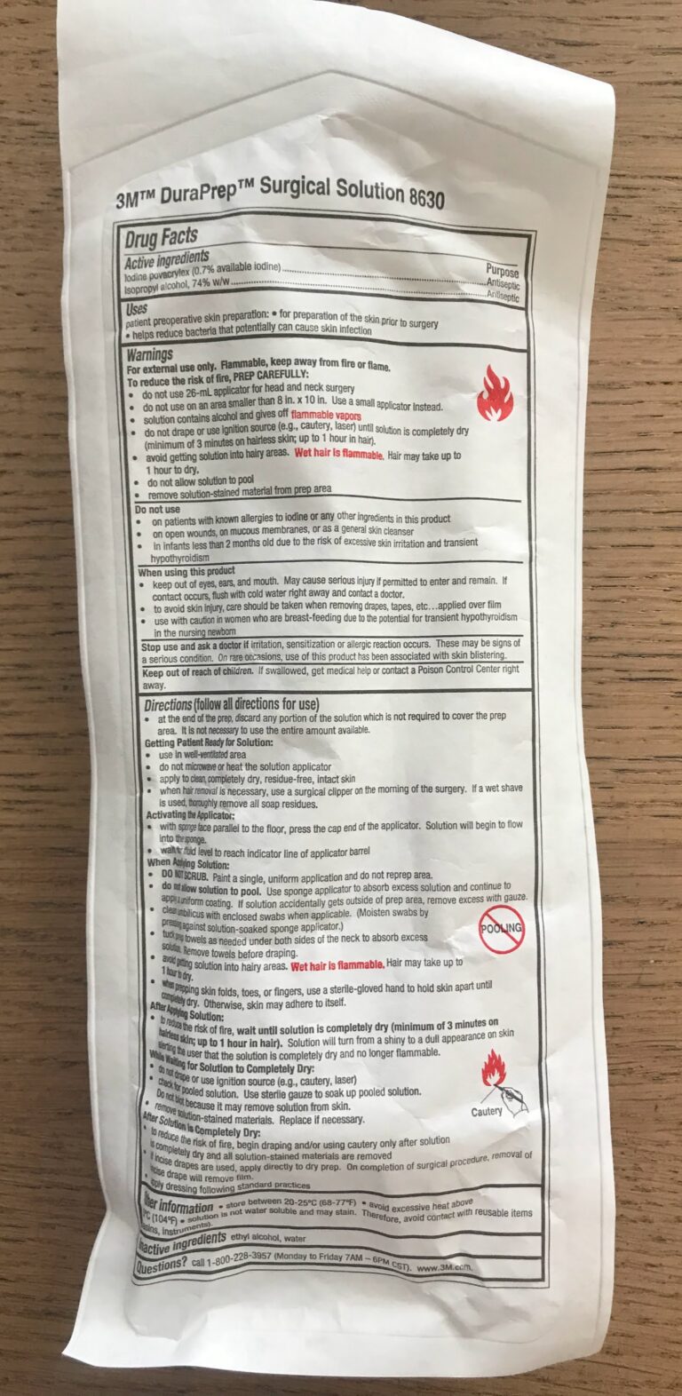 3M 8630 DuraPrep Surgical Solution, 9Fl Oz. (X) – GB TECH USA
