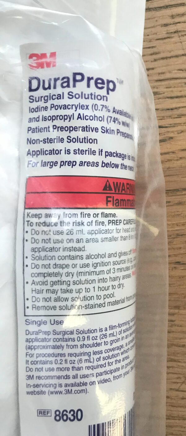 3M 8630 DuraPrep Surgical Solution, 9Fl Oz. (X) – GB TECH USA