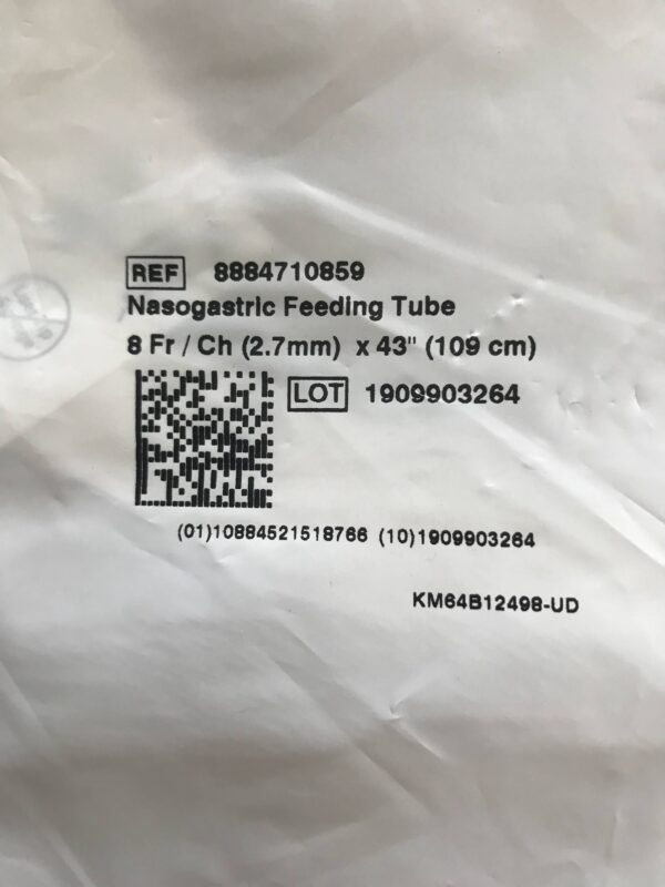 Covidien 8884710859 Nasogastric Tube, 8Fr x 43in - GB TECH USA