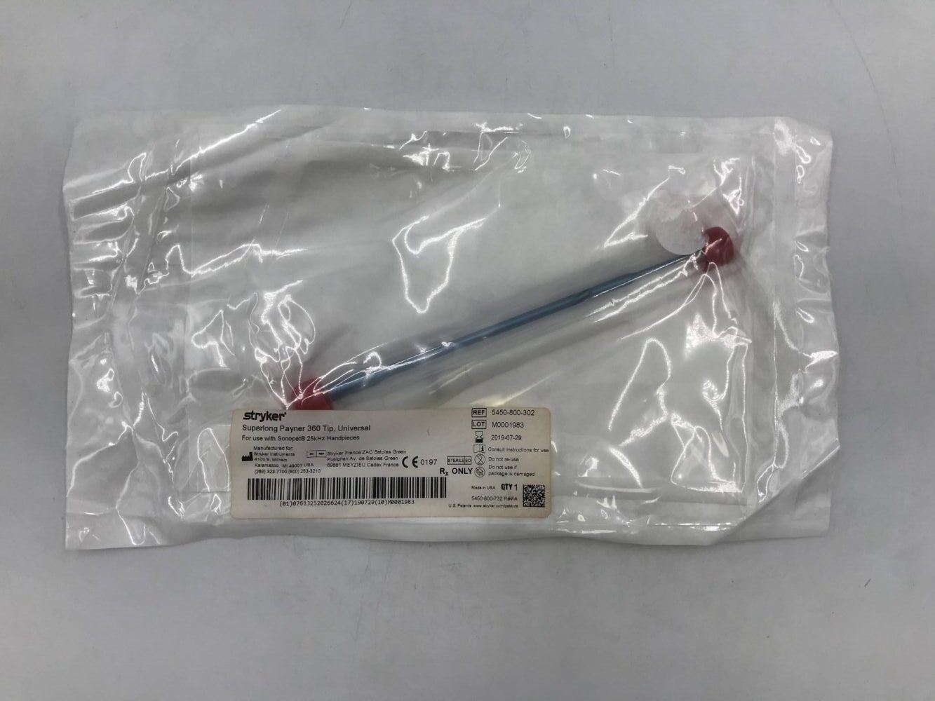 STRYKER 5450-800-302 Superlong Payner 360 Tip, Universal (X) - GB TECH USA