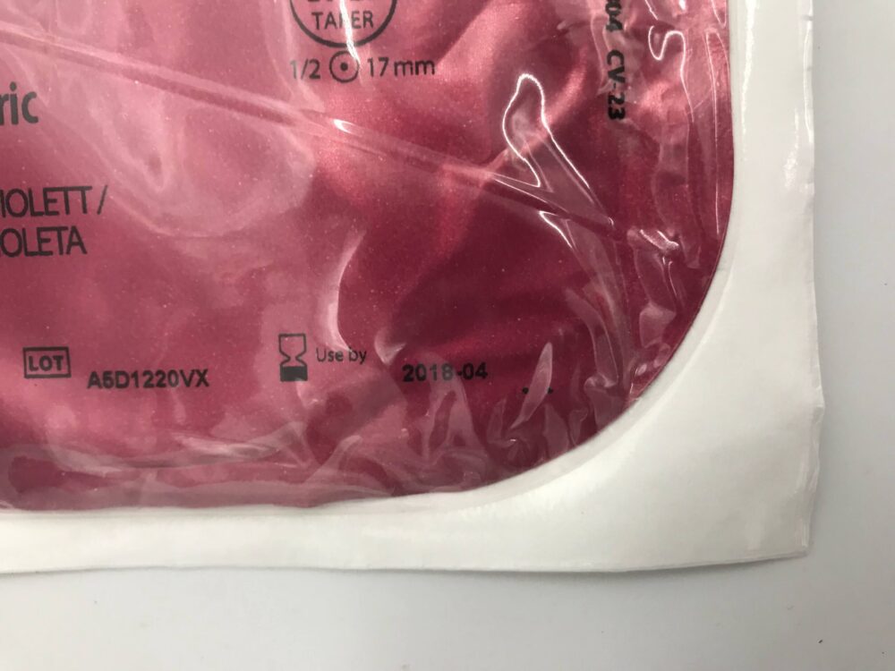 COVIDIEN VL0CM0804 V-Loc 90 Absorbable Wound Closure Device 3-0 Violet ...