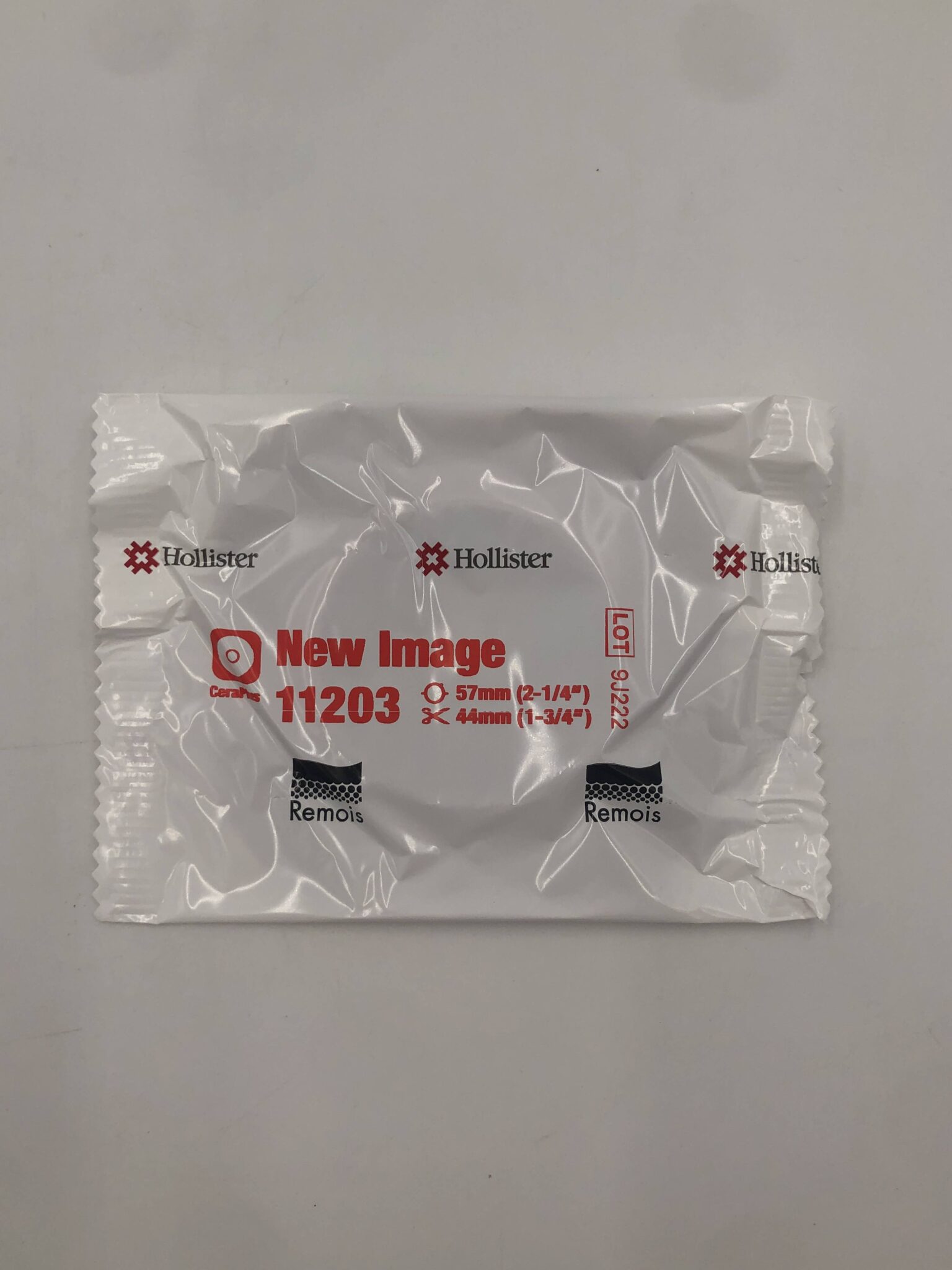 HOLLISTER 11203 CeraPlus New Image Skin Barrier Floating Flange & Tape ...