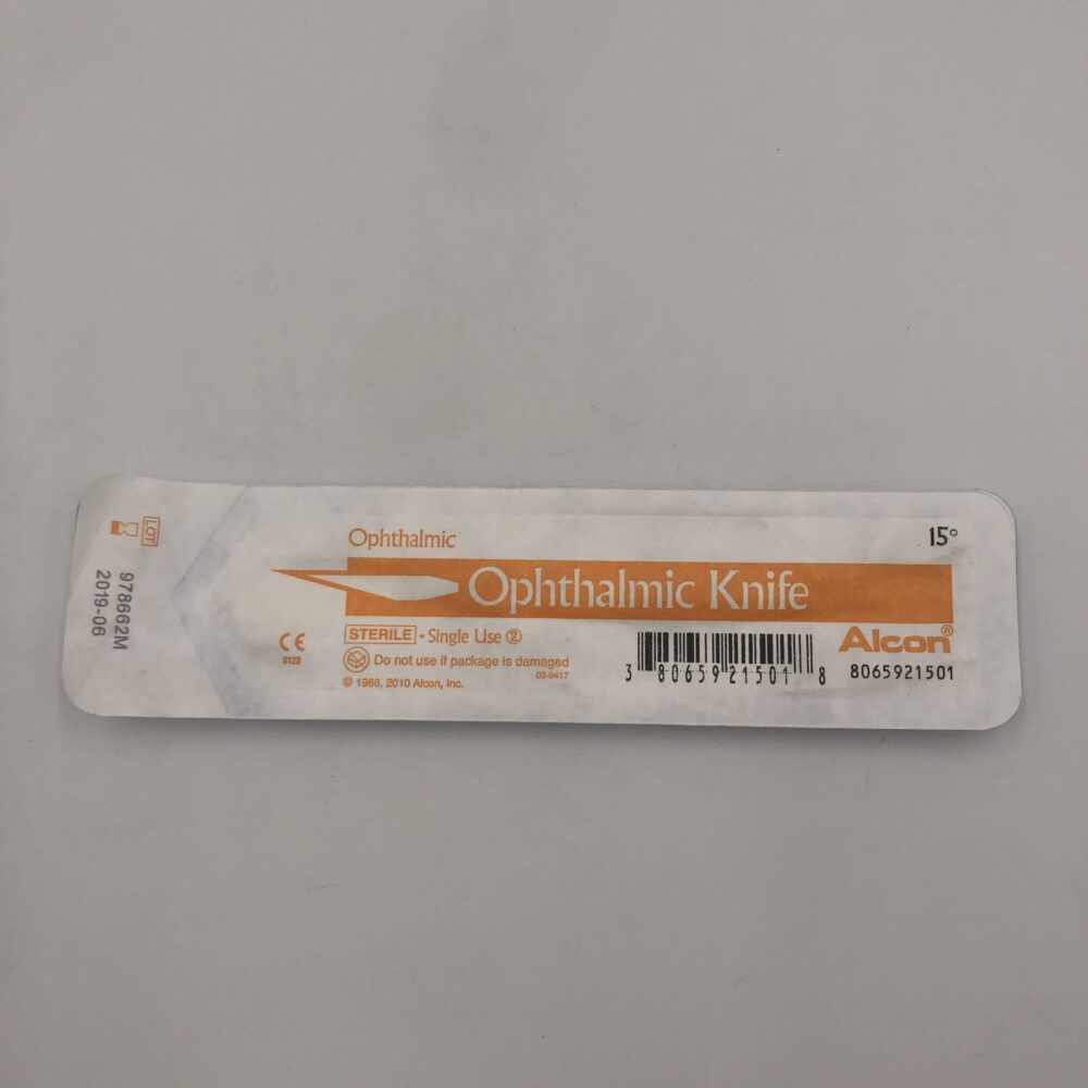 ALCON 8065921501 Ophthalmic Knife 15 Deg. (X) - GB TECH USA