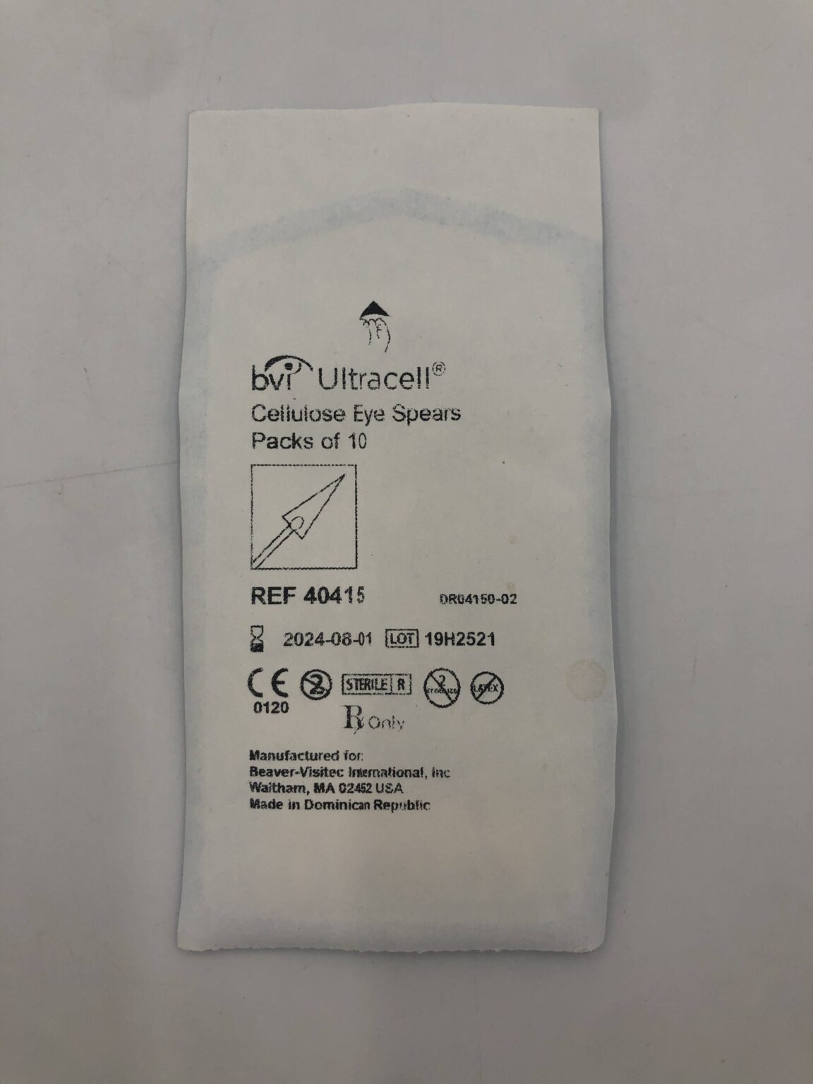 BVI 40415 Ultracell Cellulose Eye Spears (10/Pkg) – GB TECH USA