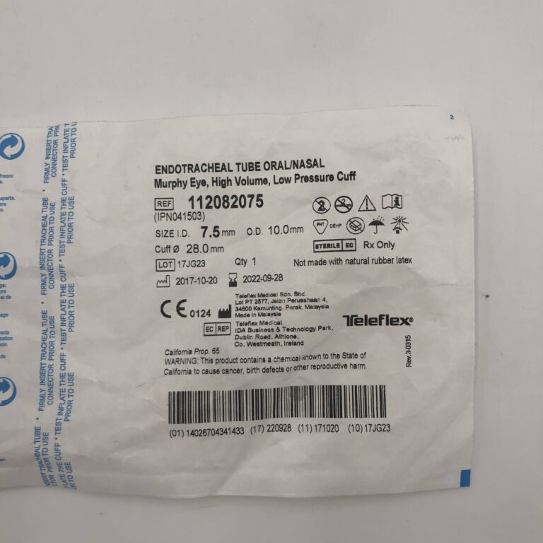 TELEFLEX 112082075 Endotracheal Tube Oral/Nasal, Murphy Eye, High Vol ...
