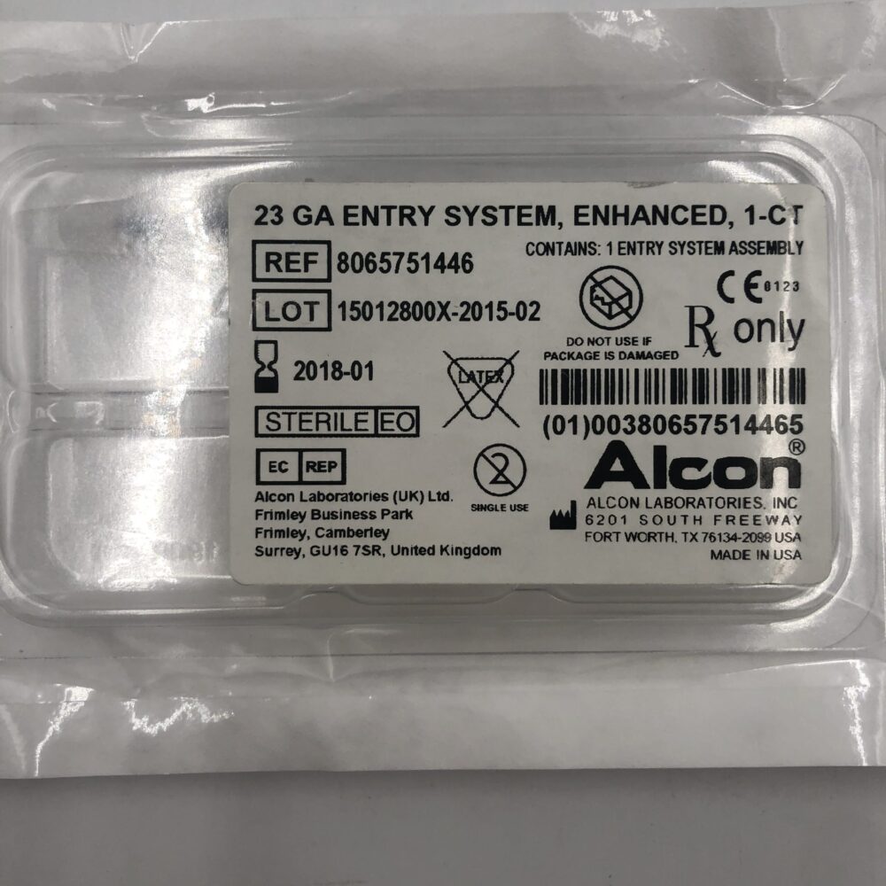 ALCON 8065751446 23Ga Entry System, Enhanced, 1-Ct (X) – GB TECH USA