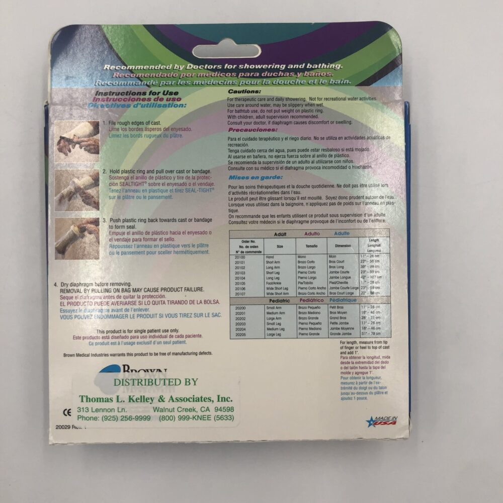 BROWNMED 20201 Seal-Tight Cast & Bandage Protector Arm, Pediatric ...