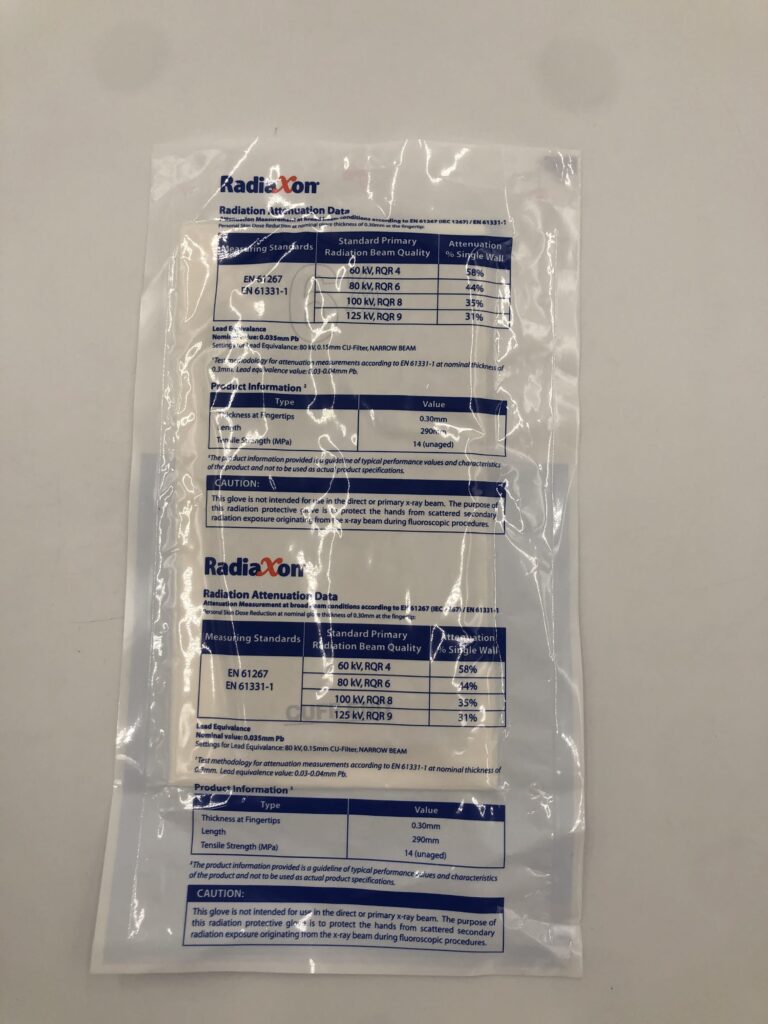 WRP XR496500 RadiaXon Radiation Protection Gloves Size 6.5 (X) - GB ...