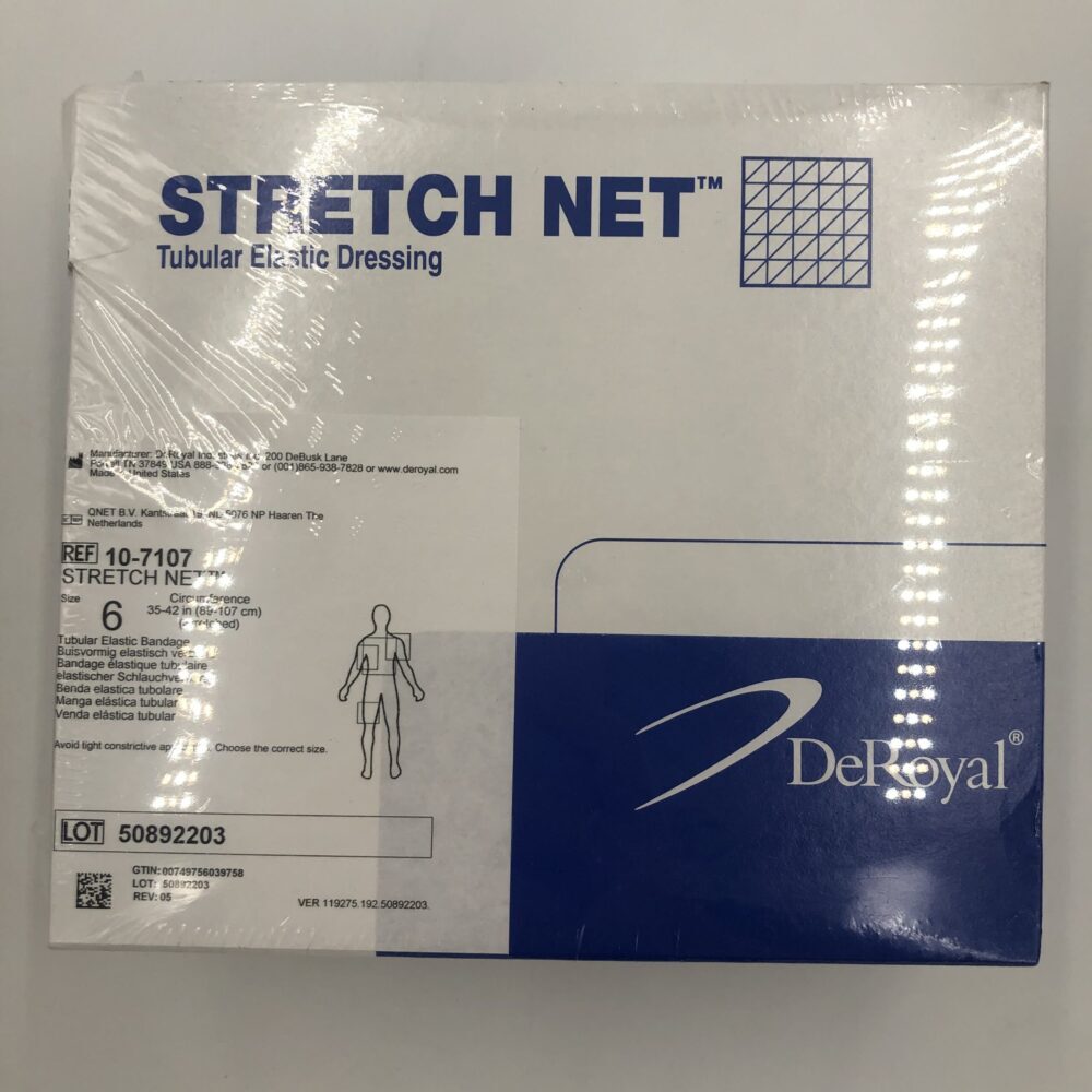 DeRoyal 10-7107 Stretch Net Tubular Elastic Dressing Size 6 - GB TECH USA