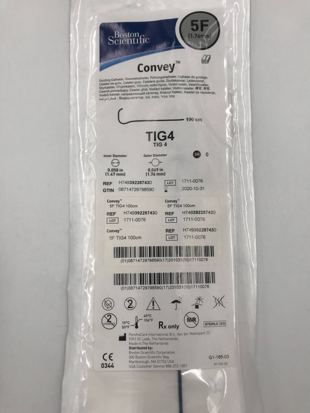 Boston Scientific 39228743 Convey Guiding Catheter TIG4 5F(X) - GB TECH USA