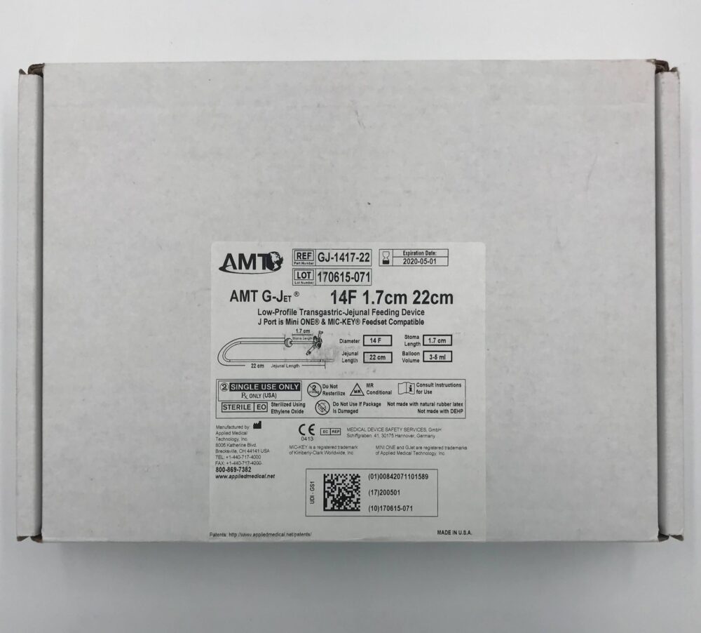 Applied Medical GJ-1417-22 AMT G-Jet Low Profile Transgastric Jejunal ...