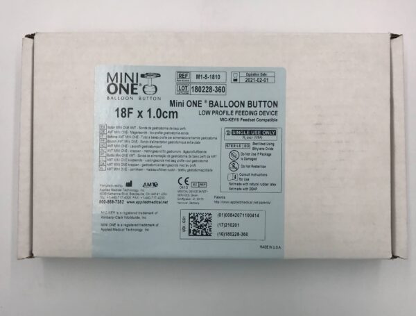 Applied Medical M1-5-1810 Mini One Balloon Button Low Profile Feeding ...