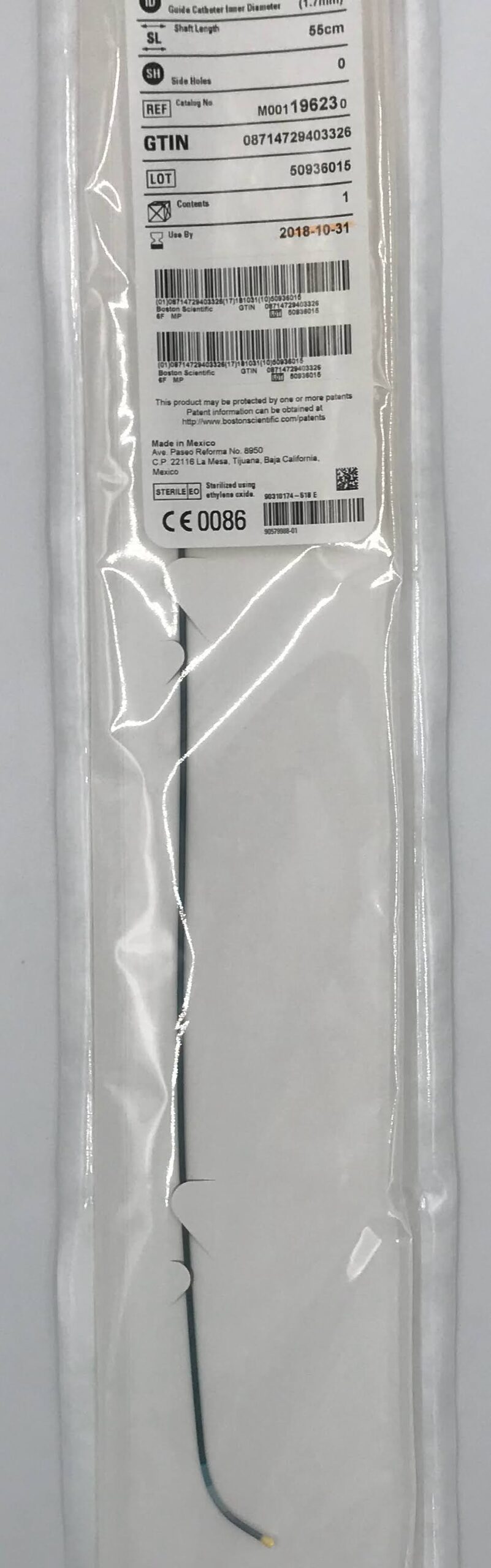 Boston Scientific 19623 Mach1 Peripheral MP Multipurpose Guide Catheter ...