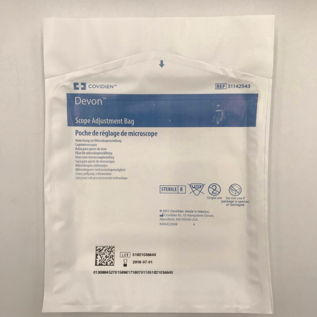 Covidien 31142543 Devon Scope Adjustment Bag (120/Box) (x) - GB TECH USA