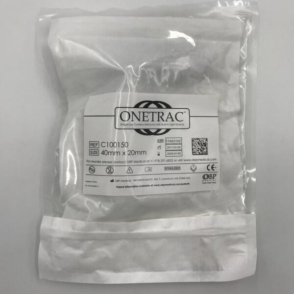 OBP Medical C100150 OneTrac Single-Use Cordless Retractor w/ Built-In ...
