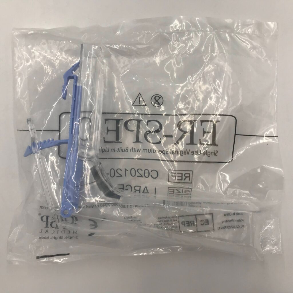 OBP Medical C020120-1 ER-SPEC Single-Use Vaginal Speculum w/ Built-In ...