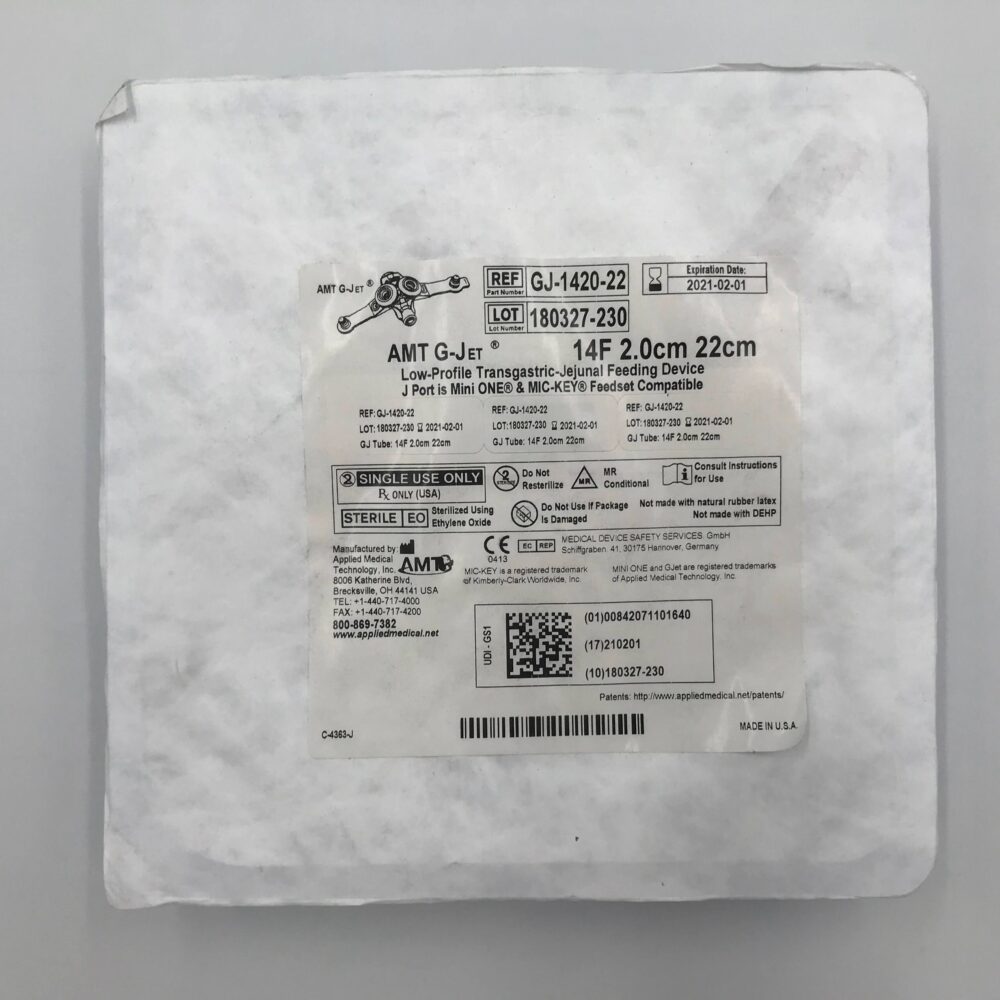 Applied Medical GJ-1420-22 AMT G-Jet Low Profile Transgastric-Jejunal ...