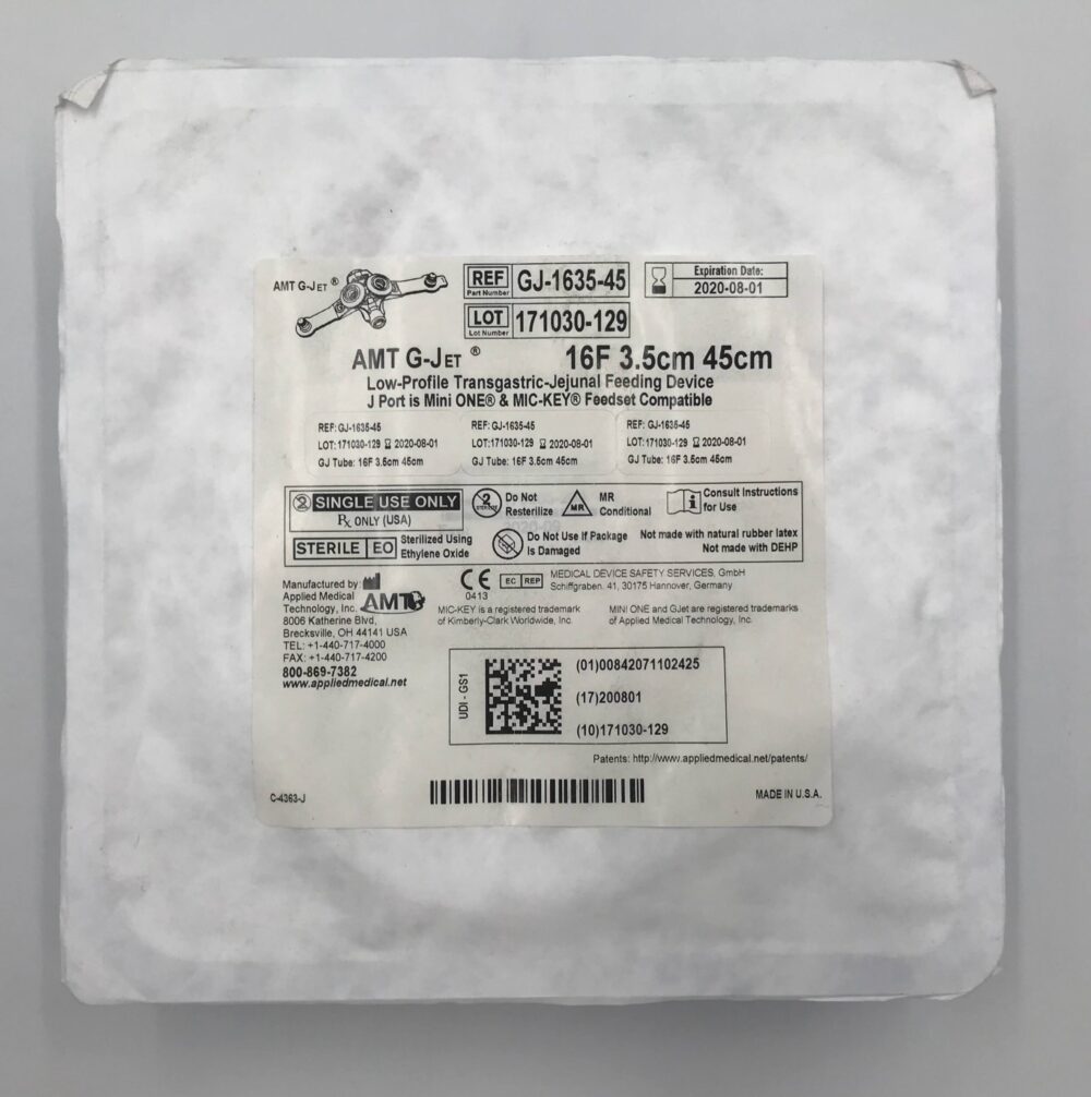 Applied Medical GJ-1635-45 AMT G-Jet Low Profile Transgastric-Jejunal ...