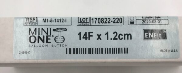 Applied Medical M1-5-1412-I Mini One Balloon Button Low Profile Feeding ...