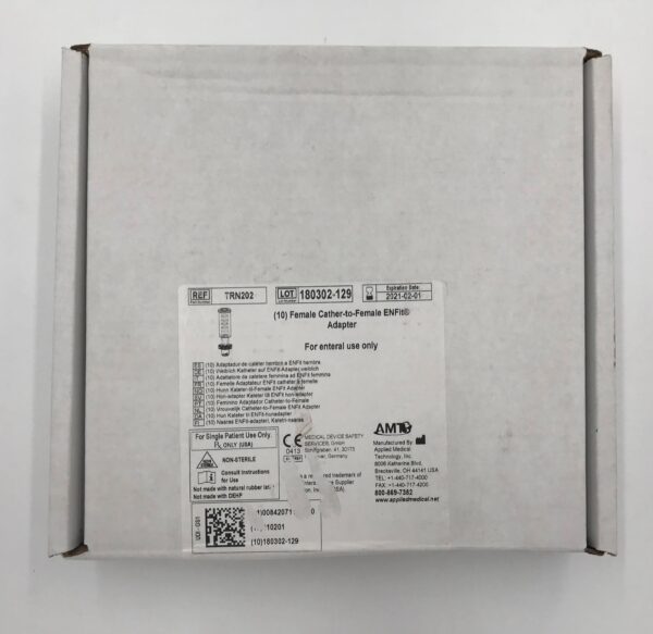 Applied Medical TRN202 Female Cather-to-Female ENFit Adapter (10/Box ...