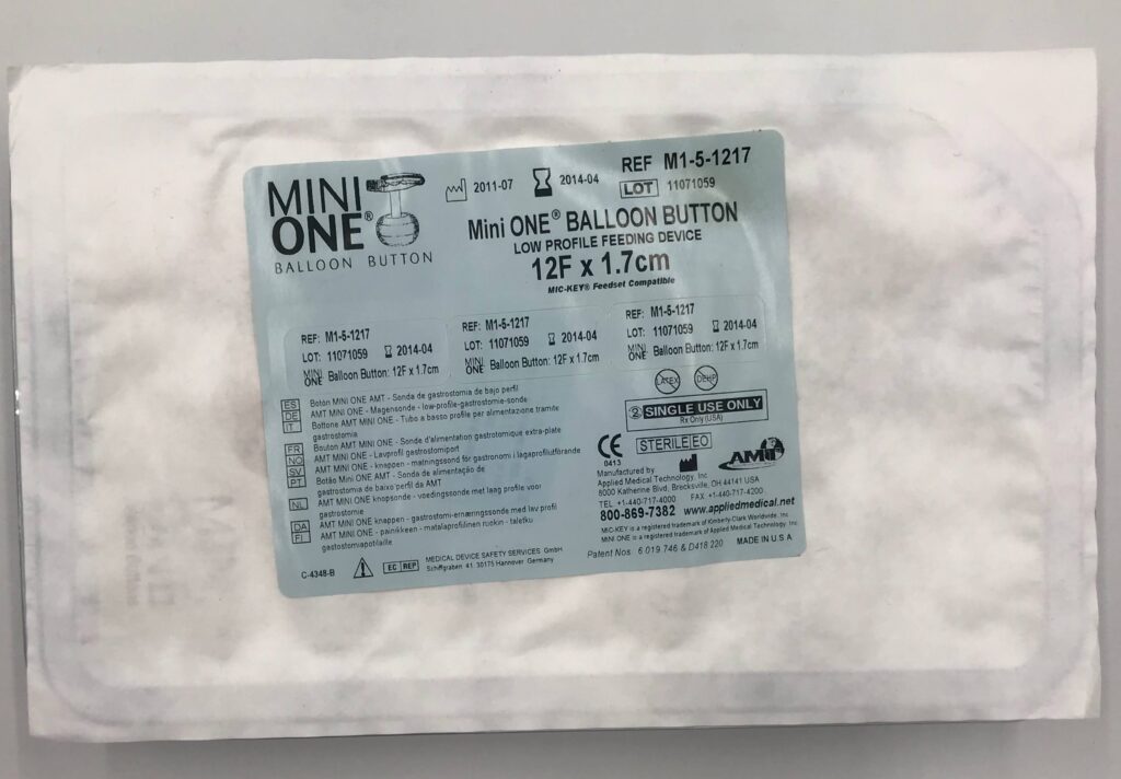 Applied Medical M1-5-1217 Mini One Balloon Button Low Profile Feeding ...