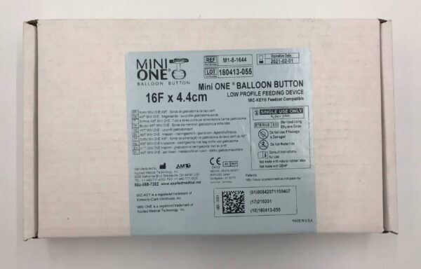 Applied Medical M1-5-1644 Mini One Balloon Button Low Profile Feeding ...