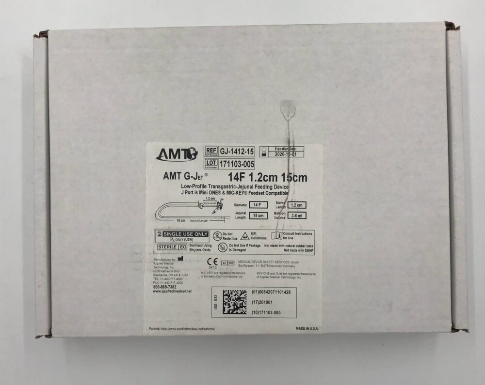 Applied Medical GJ-1412-15 AMT G-Jet Low Profile Transgastric-Jejunal ...