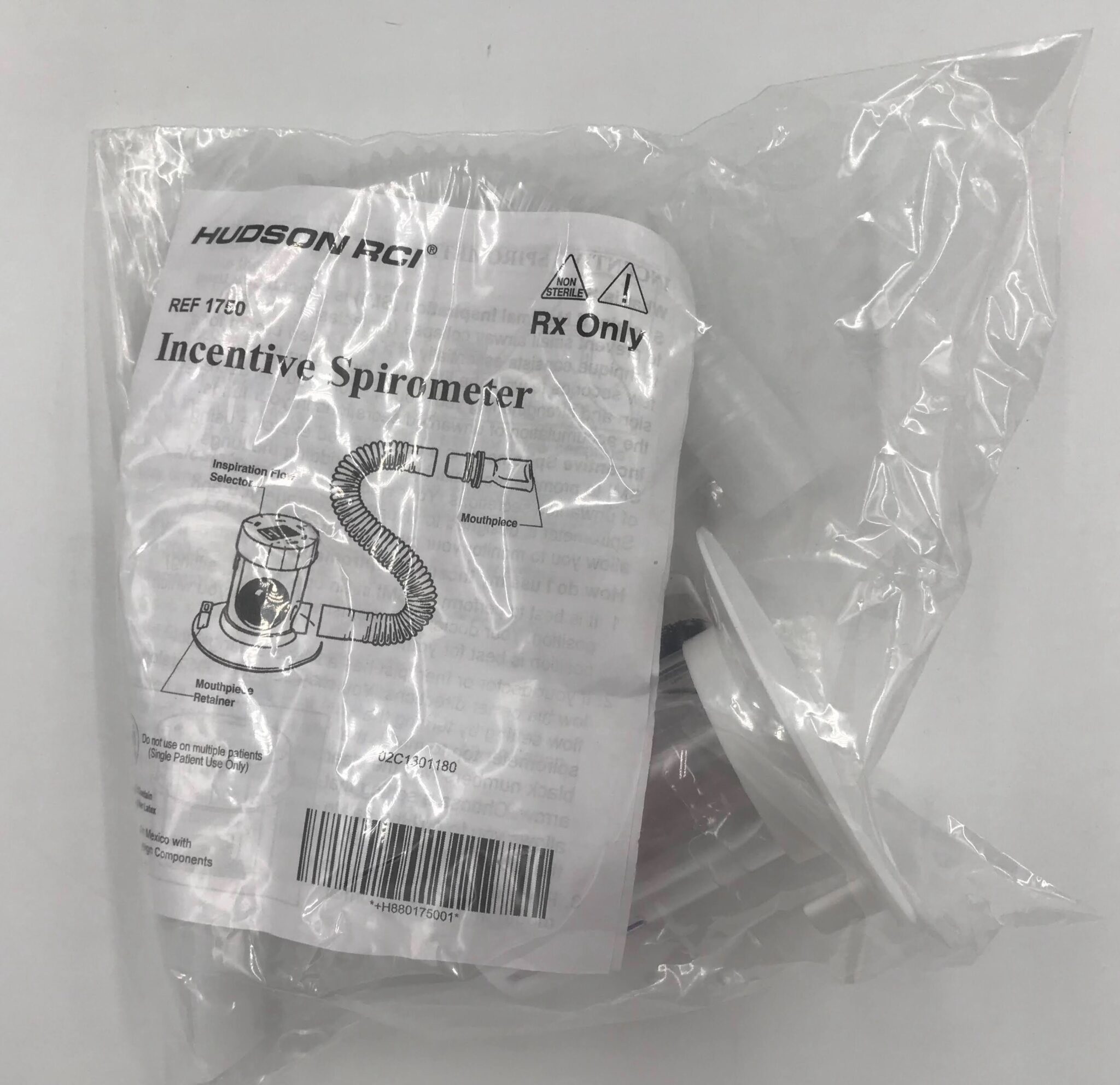 TeleFlex 1750 Hudson RCI Incentive Spirometer - GB TECH USA