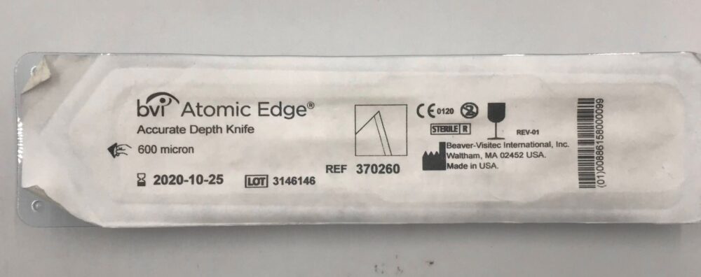 BVI 370260 Atomic Edge Accurate Depth knife, 600 Micron (x) – GB TECH USA