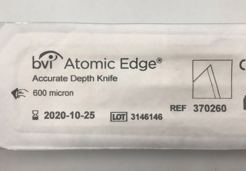 BVI 370260 Atomic Edge Accurate Depth knife, 600 Micron (x) – GB TECH USA