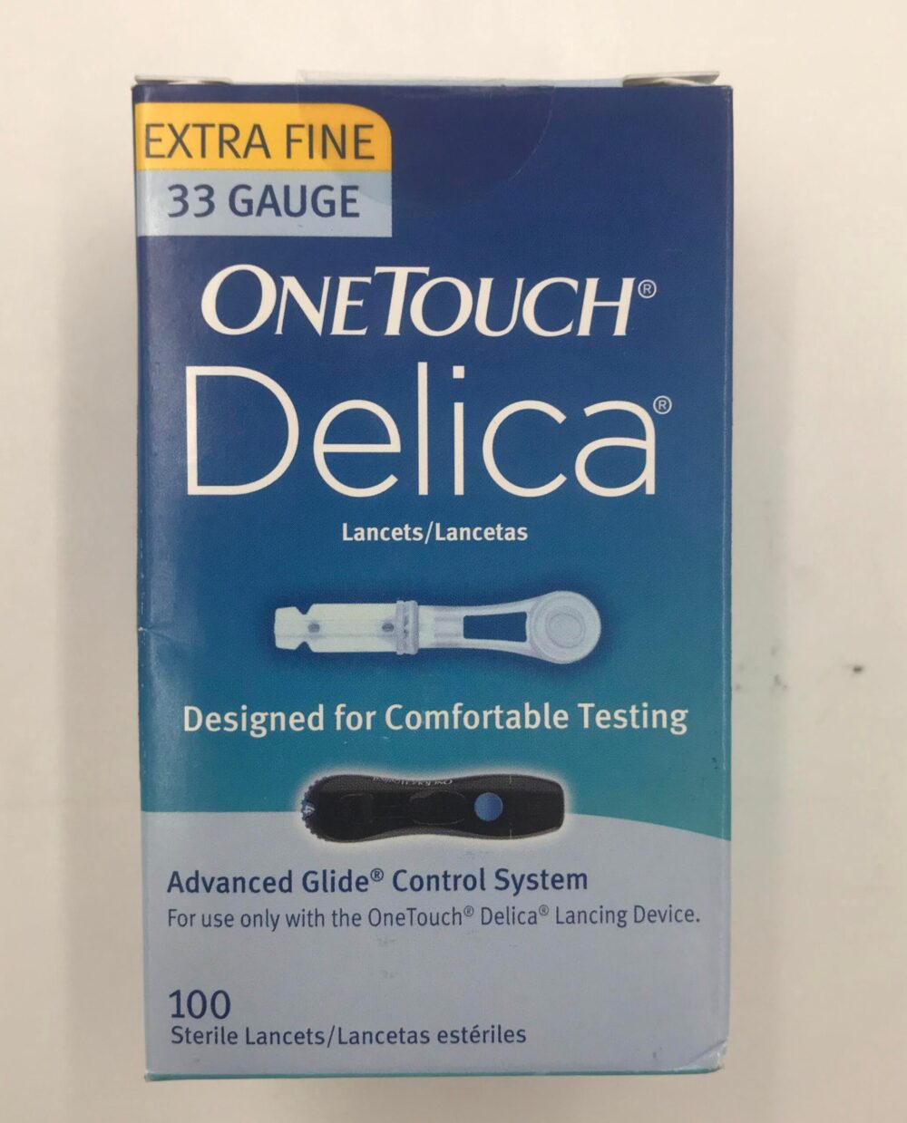 OneTouch 53885-136-10 Delica Lancets, Advanced Glide Control System ...