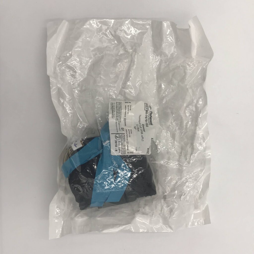 Zimmer 60-7070-102 Tourniquet Cuff, DPSB, w/PLC (Lt. Blue) 12 ...