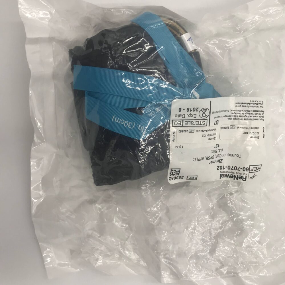 Zimmer 60-7070-102 Tourniquet Cuff, DPSB, w/PLC (Lt. Blue) 12 ...