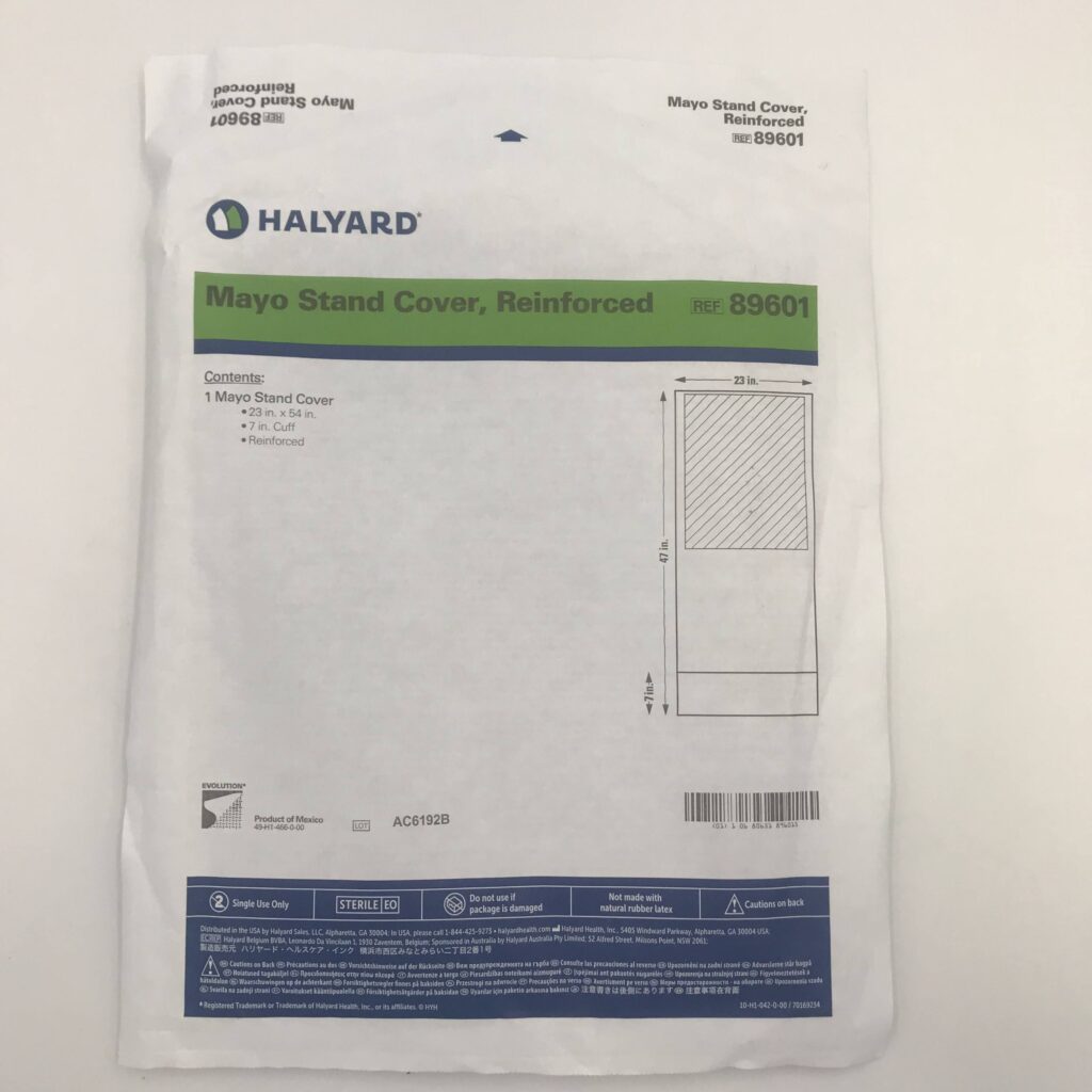 HALYARD 89601 Mayo Stand Cover, Reinforced 23in x 54in – GB TECH USA