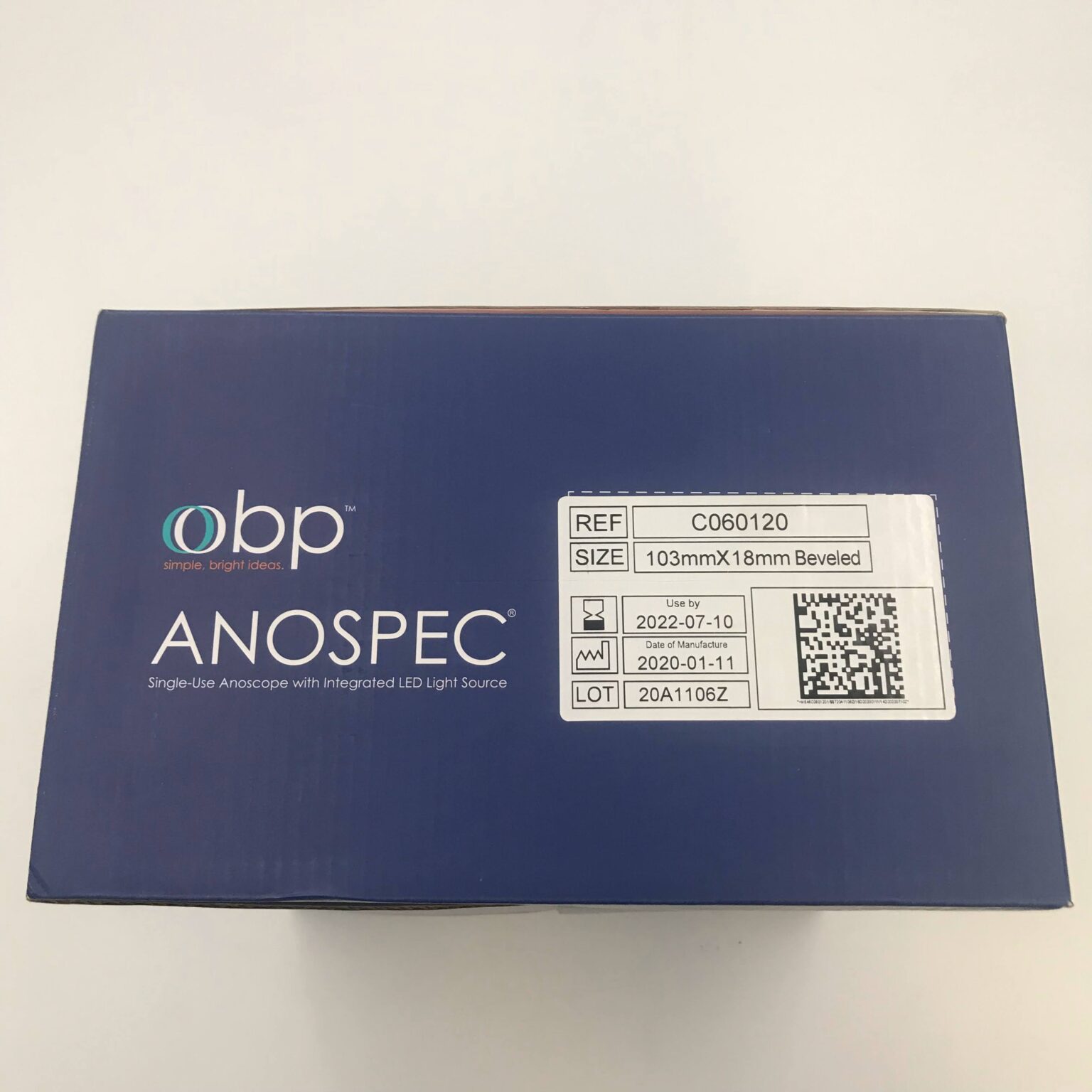 OBP C060120 Anospec Single Use Anoscope with Integrated Led Light ...