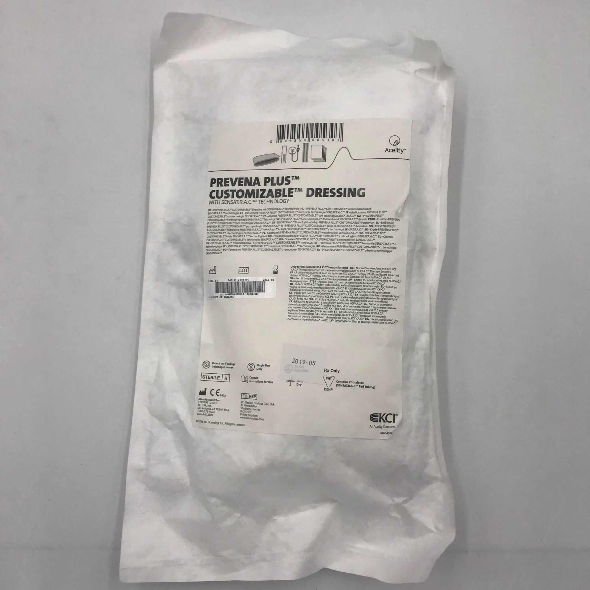 KCI 416649 Prevena Plus Customizable Dressing (X) – GB TECH USA