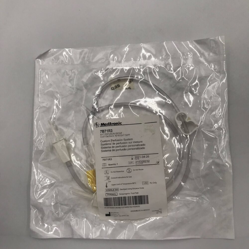 Medtronic 7B71R3 Custom Perfusion System. Custom Pack EVT Supp (X) - GB ...