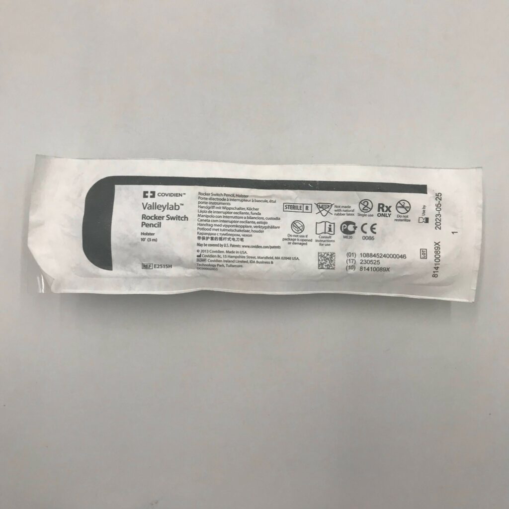 COVIDIEN E2515H Valleylab Rocker Switch Pencil, Holster 10in - GB TECH USA